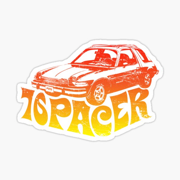 "76 Pacer" Sticker by superiorgraphix | Redbubble