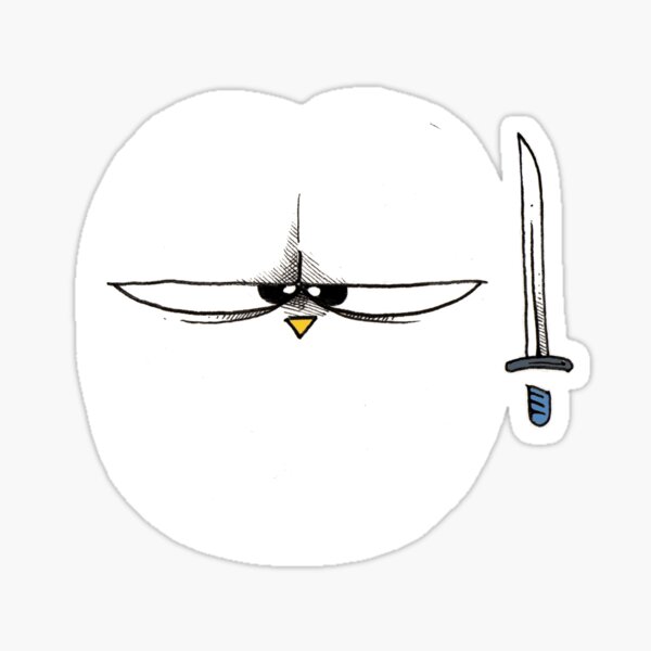 "Fat Penguin Ninja" Sticker for Sale by afatpenguinshop | Redbubble