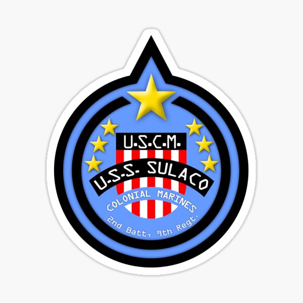 "USS Sulaco - Colonial Marine Corps" Sticker for Sale by doublehelix ...