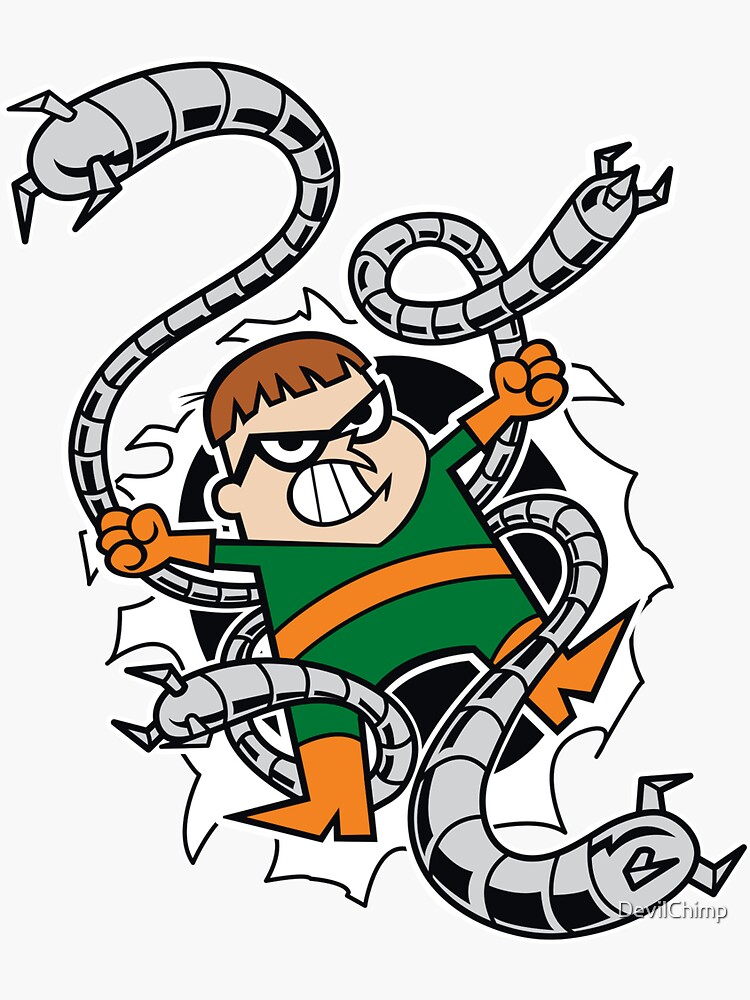 "Dexter Octopus" Sticker for Sale by DevilChimp | Redbubble