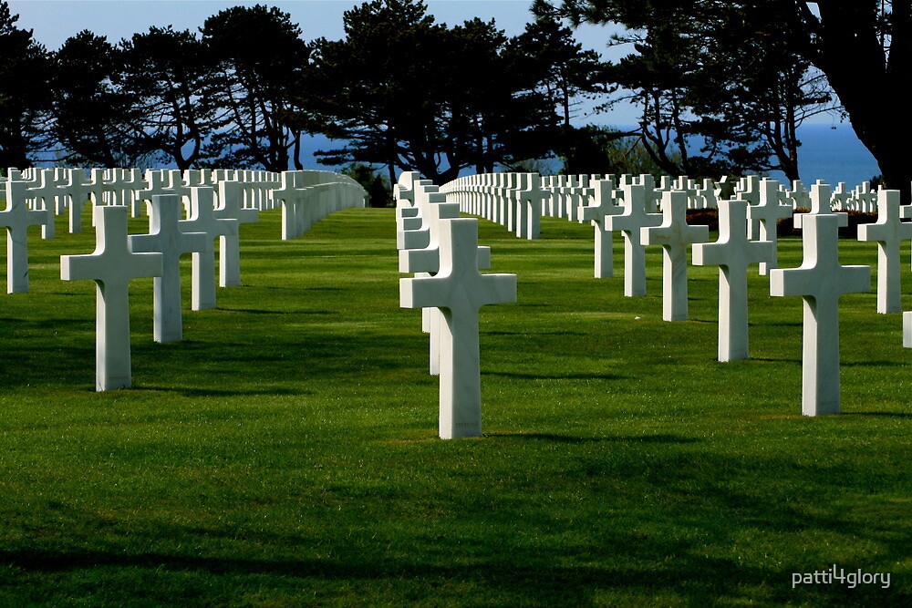 "American Cemetery, Normandy France" by patti4glory | Redbubble