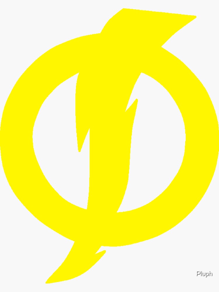 "Static Shock Symbol" Sticker for Sale by Pluph | Redbubble