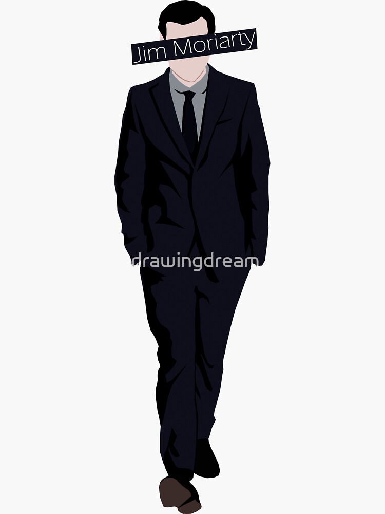 "Moriarty" Sticker by drawingdream | Redbubble