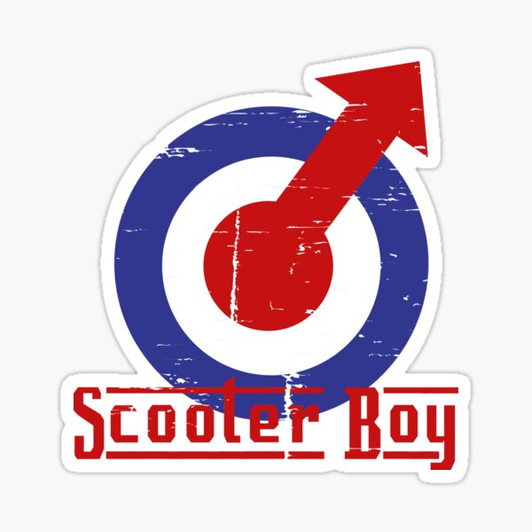 Mod Scooter Stickers | Redbubble