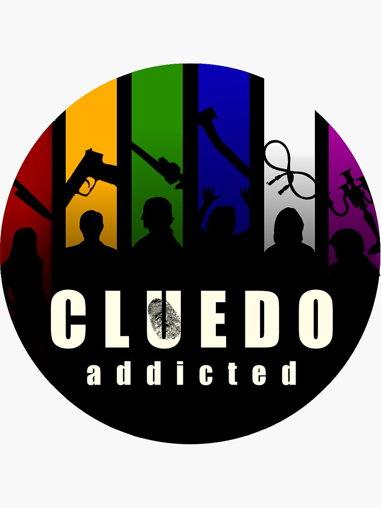 "Cluedo" Sticker for Sale by timscrivello | Redbubble