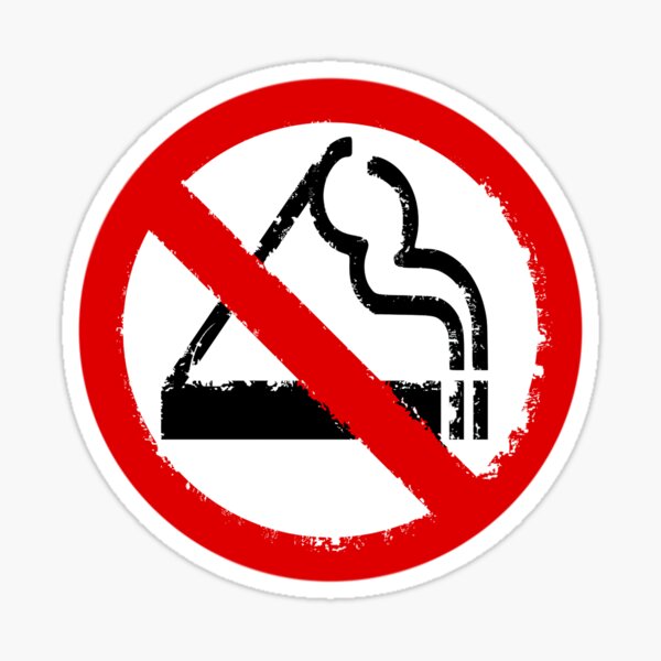 "No Pie Sign" Sticker by sky-1ine | Redbubble