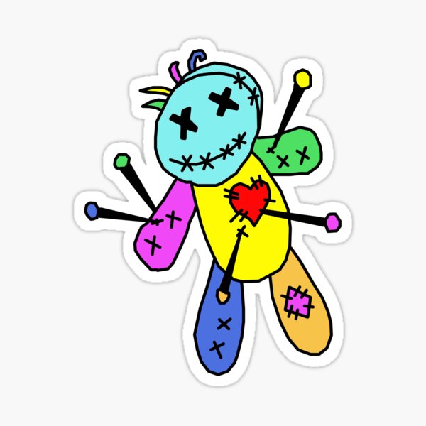 "voodoo " Sticker by Amy101 | Redbubble