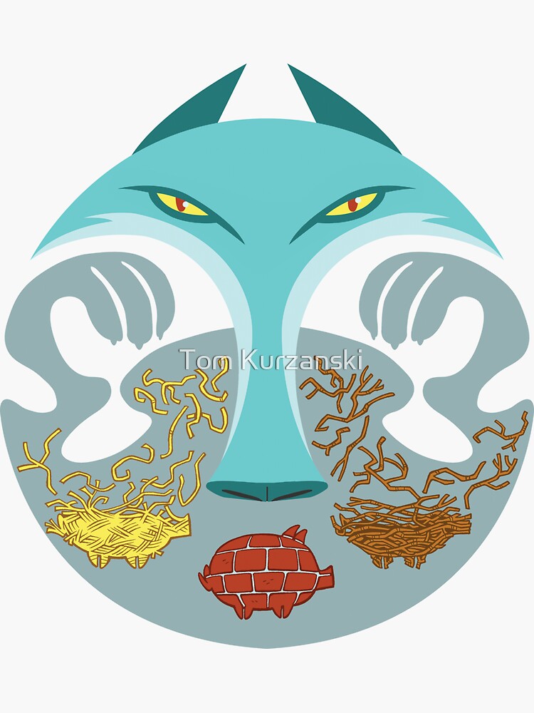 "Huff'n'Puff" Sticker for Sale by tomkurzanski | Redbubble