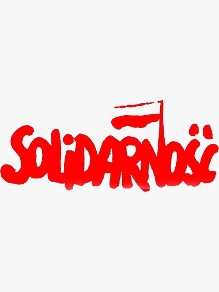 "Solidarnosc (Solidarity)" Sticker for Sale by stevegw | Redbubble