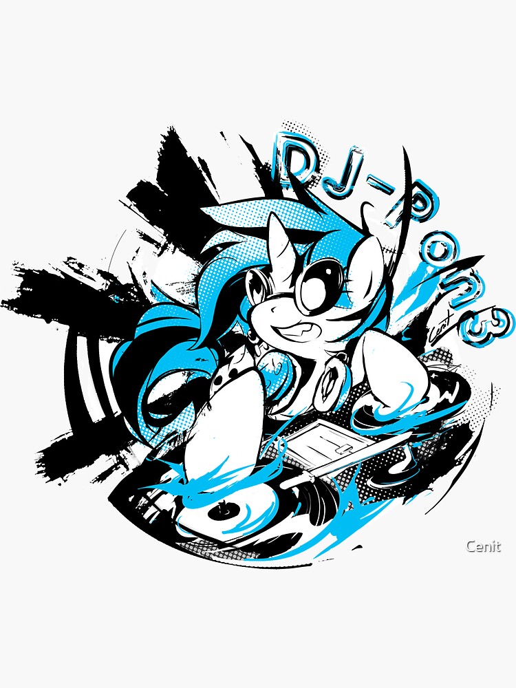 "Dj-Pon3" Sticker by Cenit | Redbubble