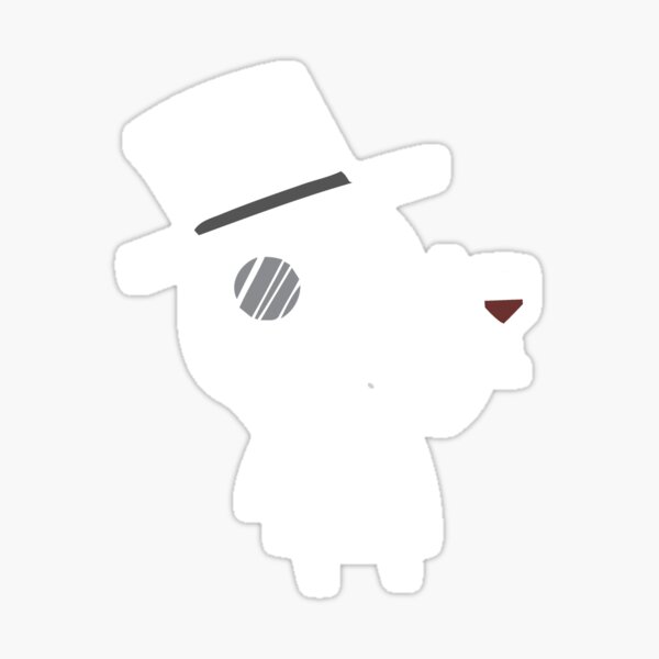 Pegatina «Monóculo meme para camisas oscuras» de 305movingart | Redbubble