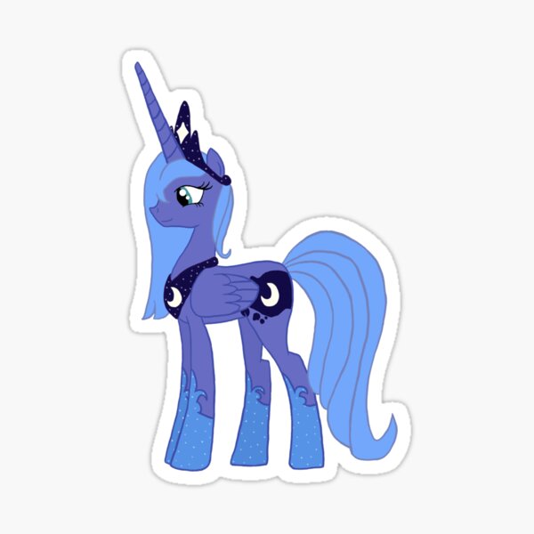 "Princess Luna" Sticker for Sale by imscootaloo | Redbubble