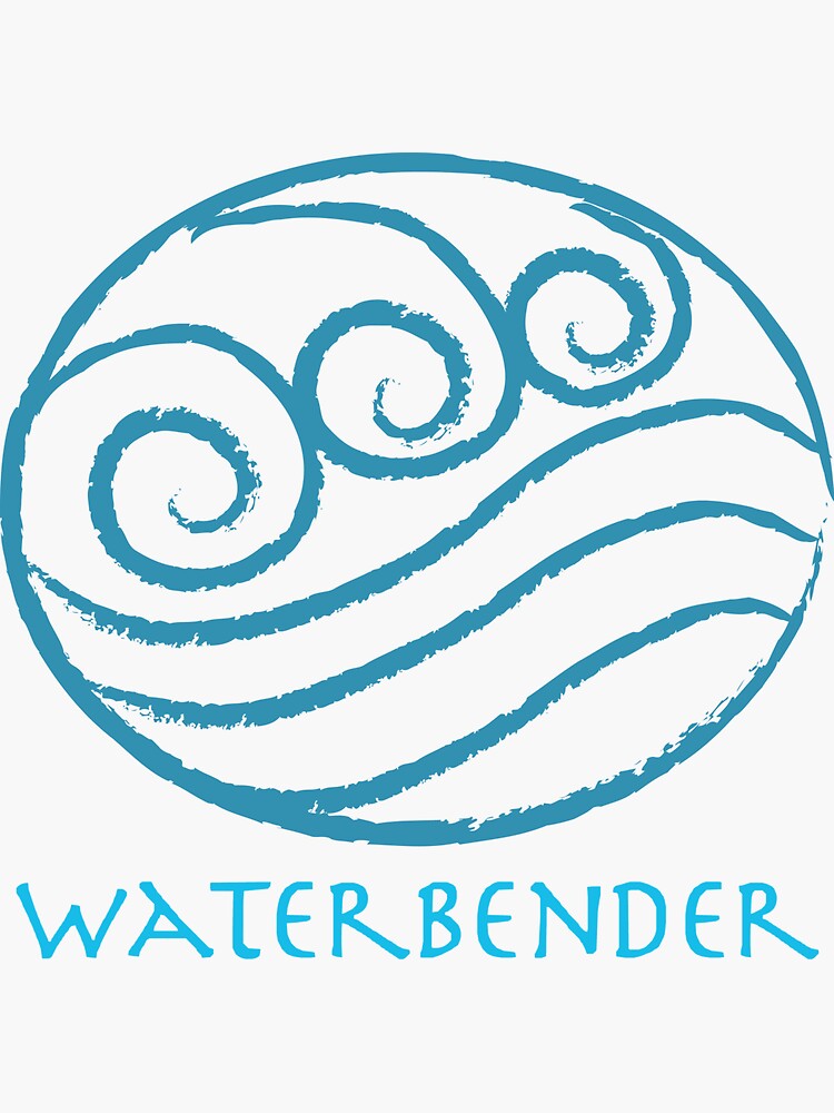 "Waterbender" Sticker for Sale by jeweldesigns | Redbubble