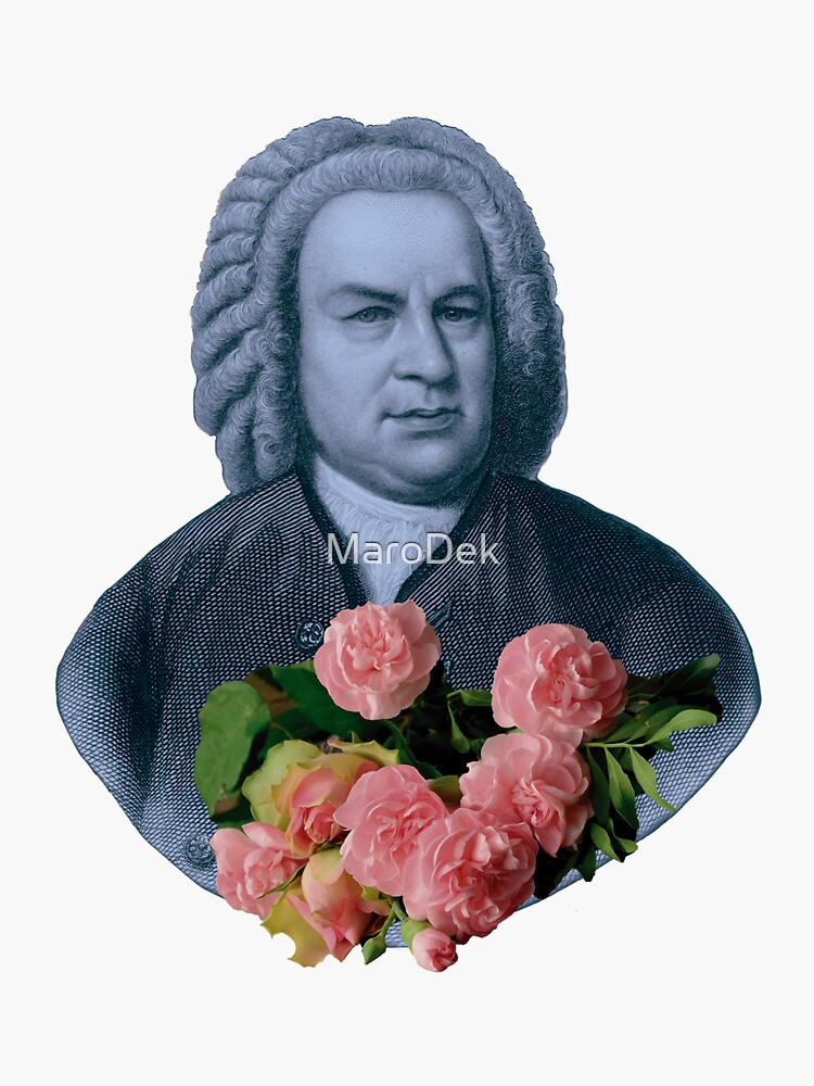 "Bach Flowers" Sticker for Sale by MaroDek | Redbubble