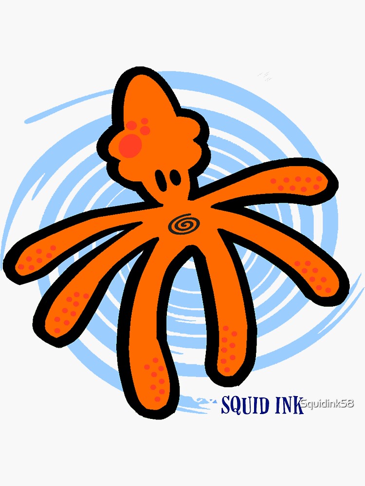 "Squid Ink Logo " Sticker by Squidink58 | Redbubble