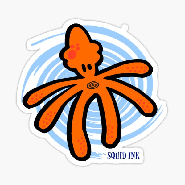 "Squid Ink Logo " Sticker by Squidink58 | Redbubble