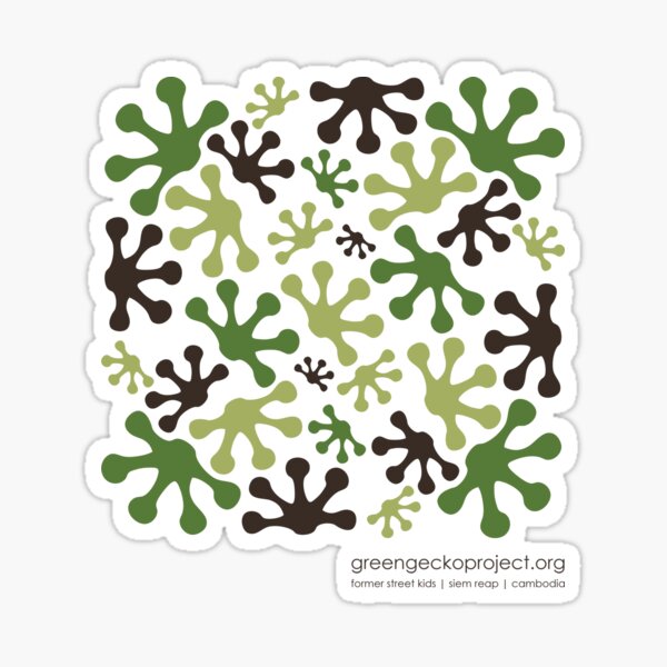 "Green Mango Camo" Sticker for Sale by greengecko | Redbubble