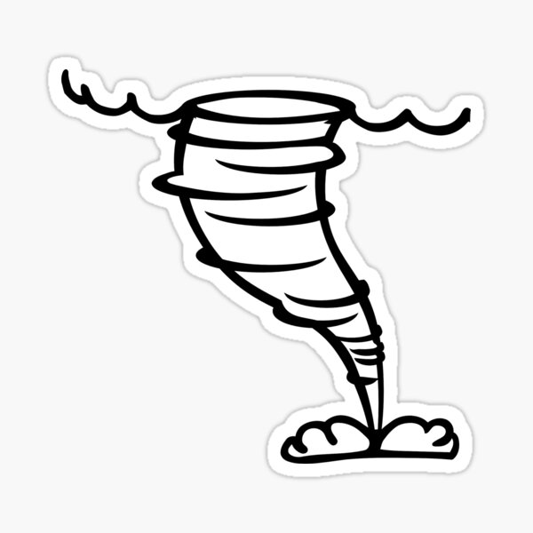 Hurricane Tornado Stickers | Redbubble