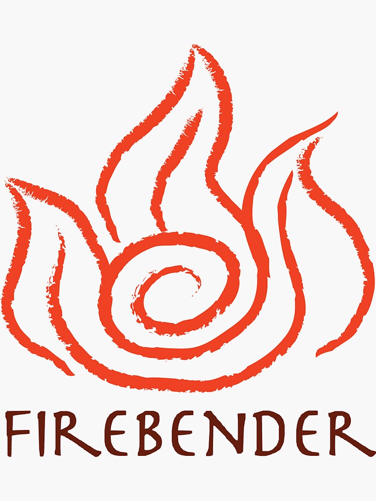 "Firebender" Sticker for Sale by jeweldesigns | Redbubble