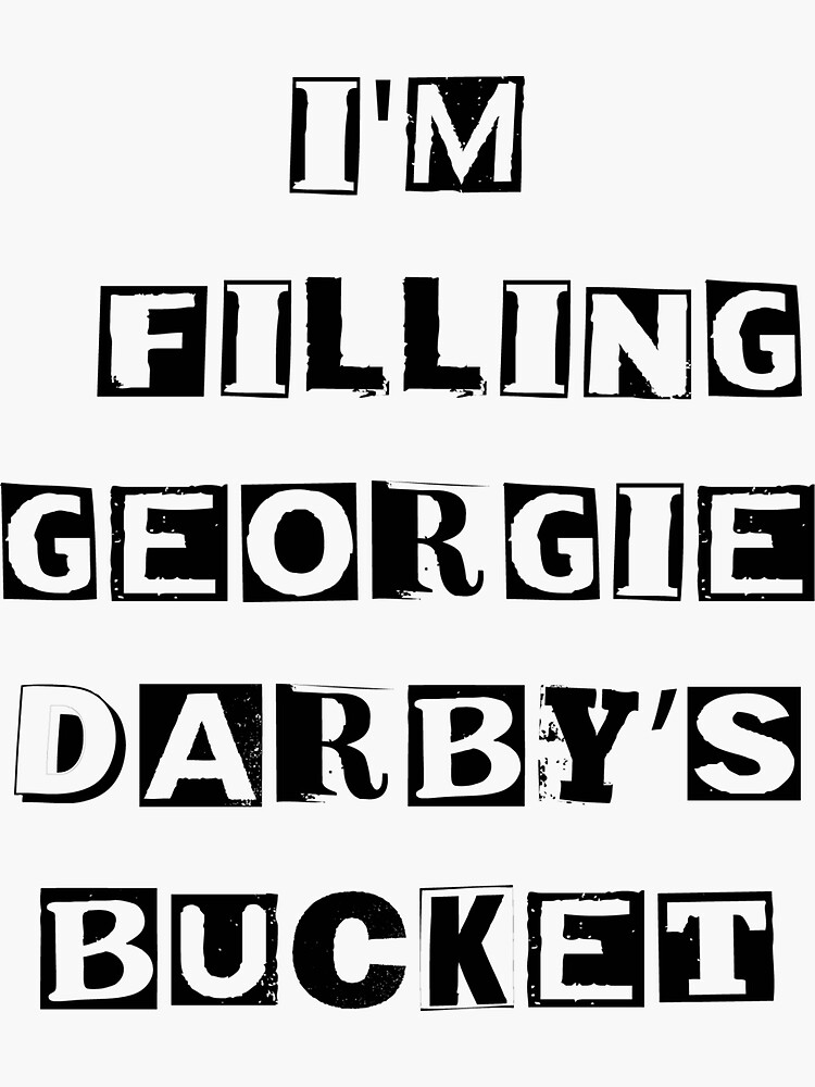 "georgie darby" Sticker for Sale by georgiedarby | Redbubble