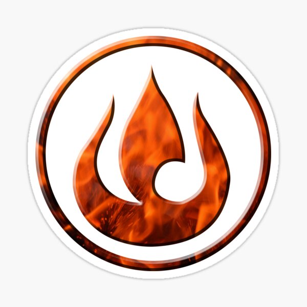"Fire Nation" Sticker by tombst0ne | Redbubble