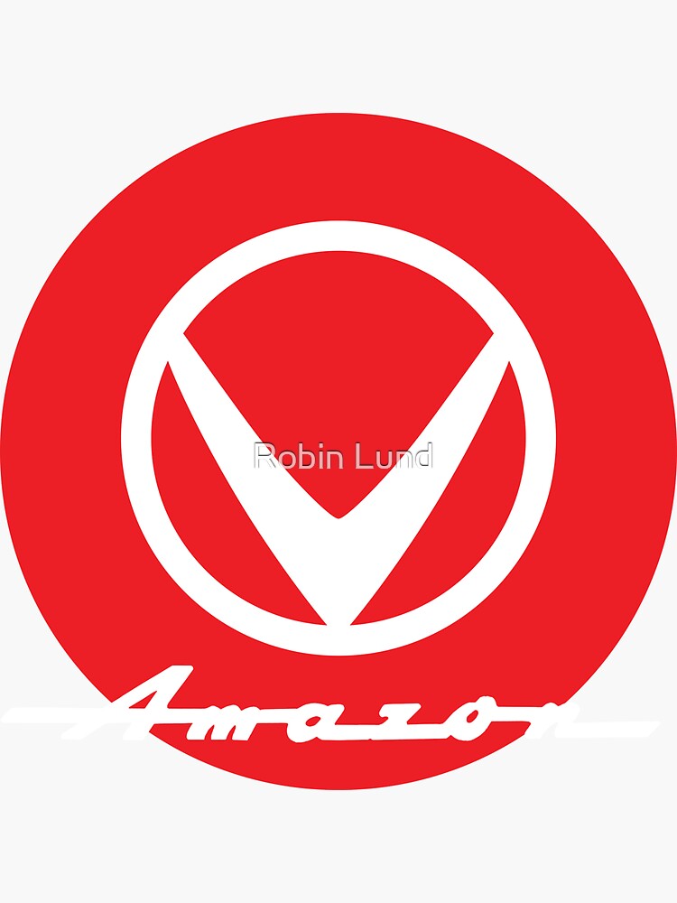 "Volvo Amazon script emblem" Sticker for Sale by kosmonaut | Redbubble