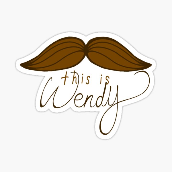 "This is Wendy" Sticker for Sale by vivianz | Redbubble