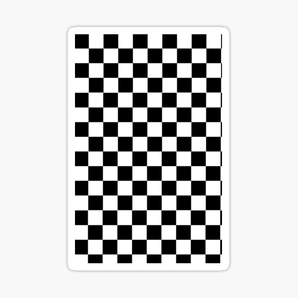 "Mod Checkered Two Tone by 'Chillee Wilson' " Sticker by ChilleeWilson ...
