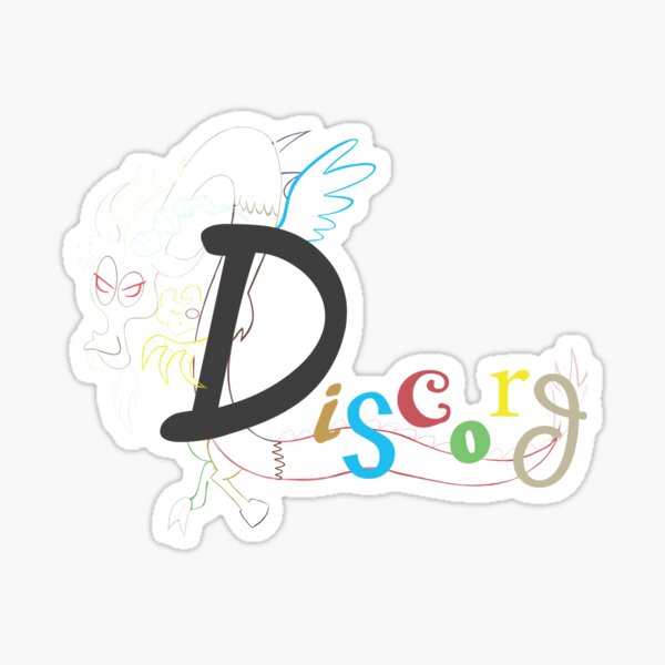 "Discord's Shadow" Sticker for Sale by StarsCASSiOPEiA | Redbubble