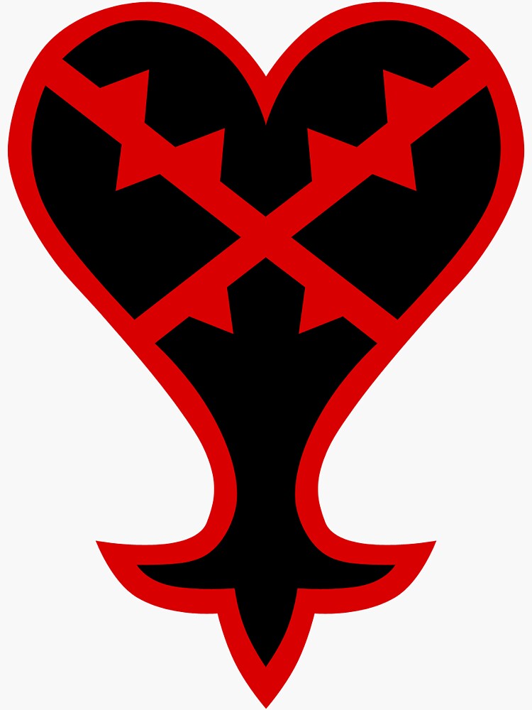 "Heartless Heart Shirt" Sticker by jonmelnichenko | Redbubble