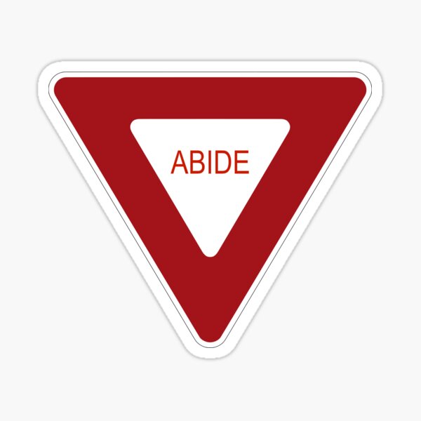 "Abide [Tee & Case]" Sticker for Sale by MTKlima | Redbubble
