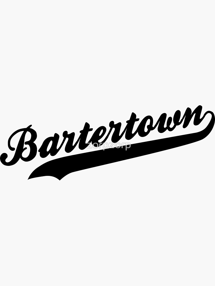 "Bartertown Shirt" Sticker by zorpzorp | Redbubble