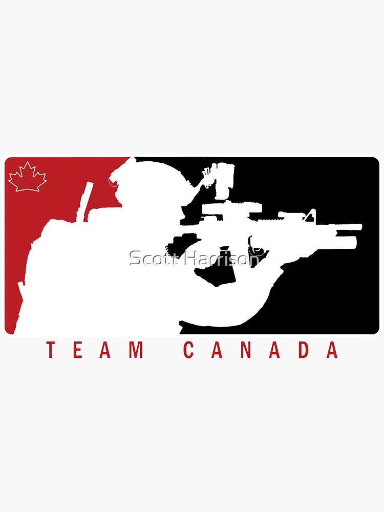 "Team Canada" Sticker for Sale by five5six | Redbubble