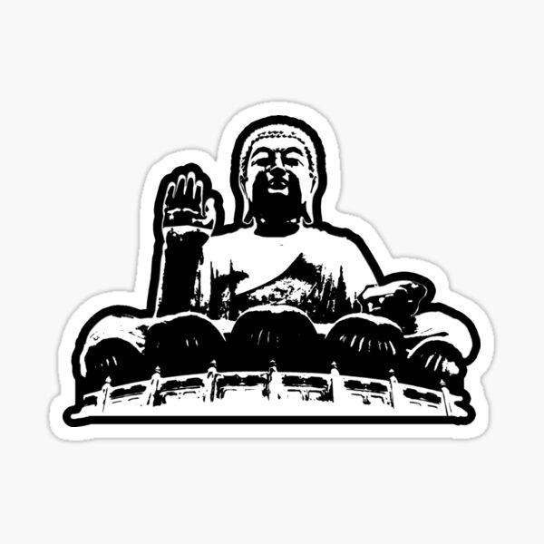 "Buddha" Sticker by cadellin | Redbubble