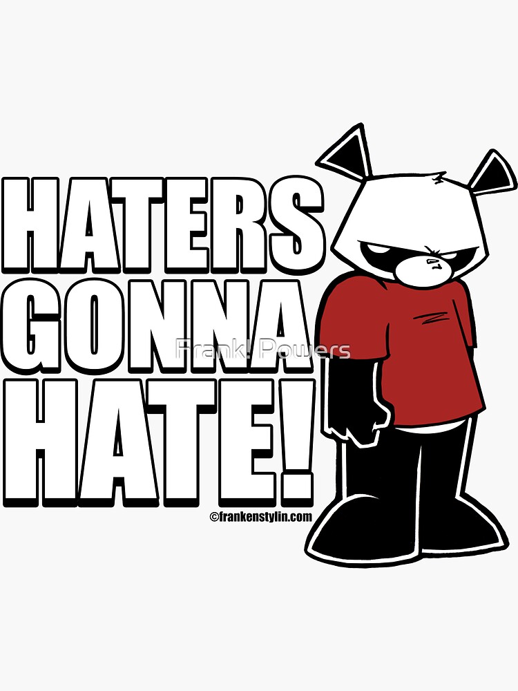 "Pissed OFF Panda Haters Gonna Hate" Sticker for Sale by Frankenstylin ...