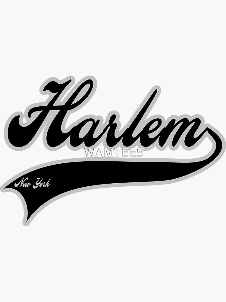 "Harlem - New York" Sticker for Sale by WAMTEES | Redbubble