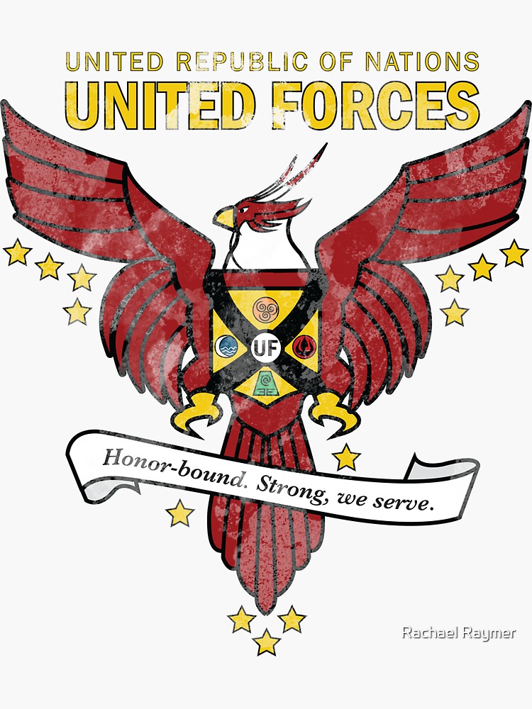 "United Forces Insignia" Sticker for Sale by Rachael Raymer | Redbubble