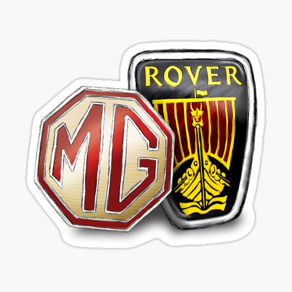 "MG Rover Logo" Sticker for Sale by sikelsh | Redbubble