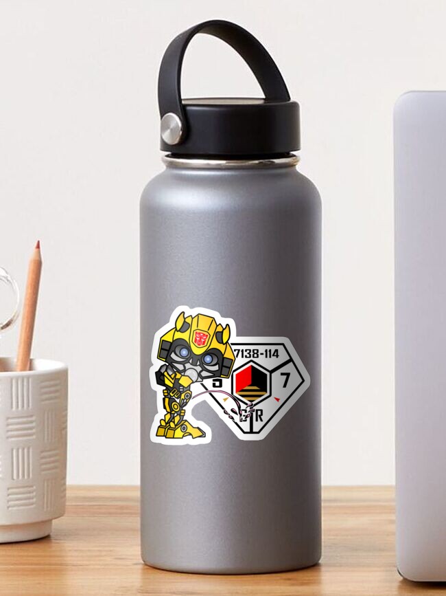 "Bumblebee Peeing - Sector 7 v2" Sticker for Sale by btnkdrms | Redbubble