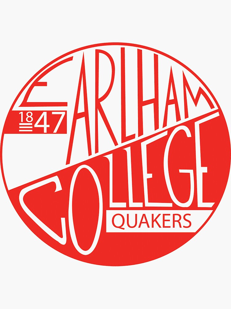 "Earlham College" Sticker for Sale by ikocher | Redbubble