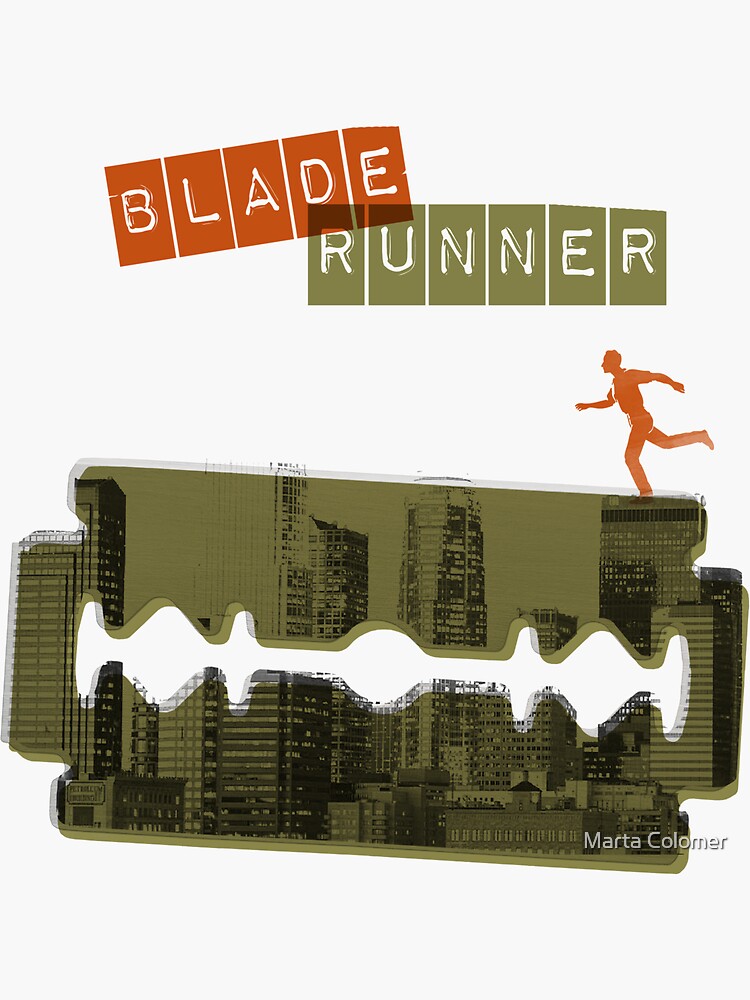 "Blade runner" Sticker for Sale by Maruta | Redbubble