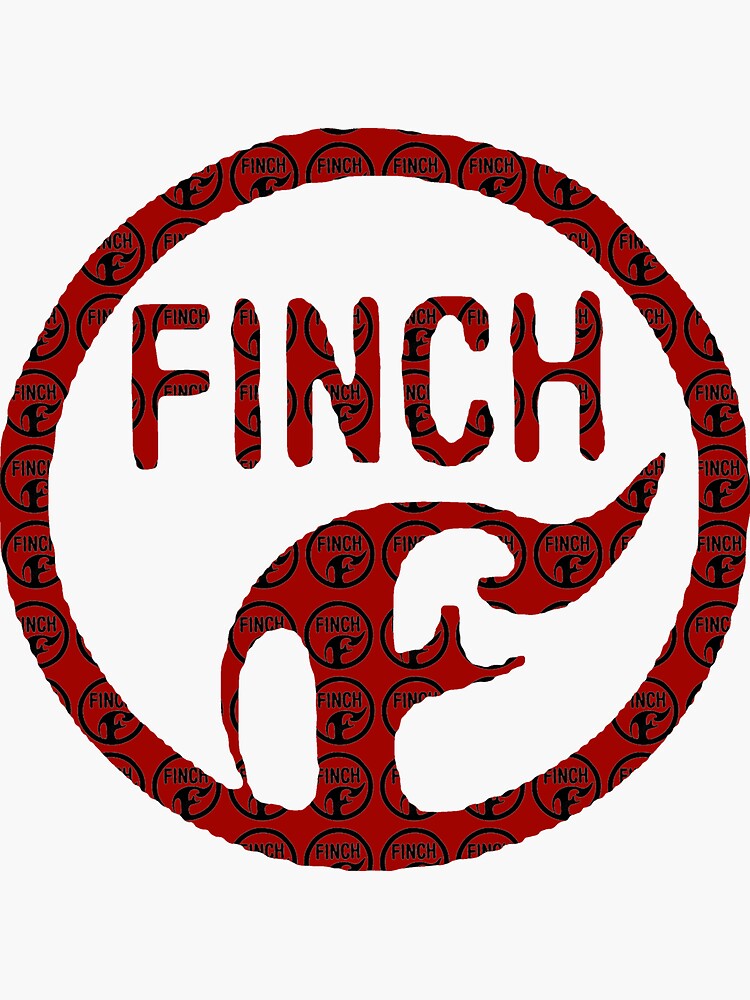 "Finch Logo Tee" Sticker by justinmcc | Redbubble