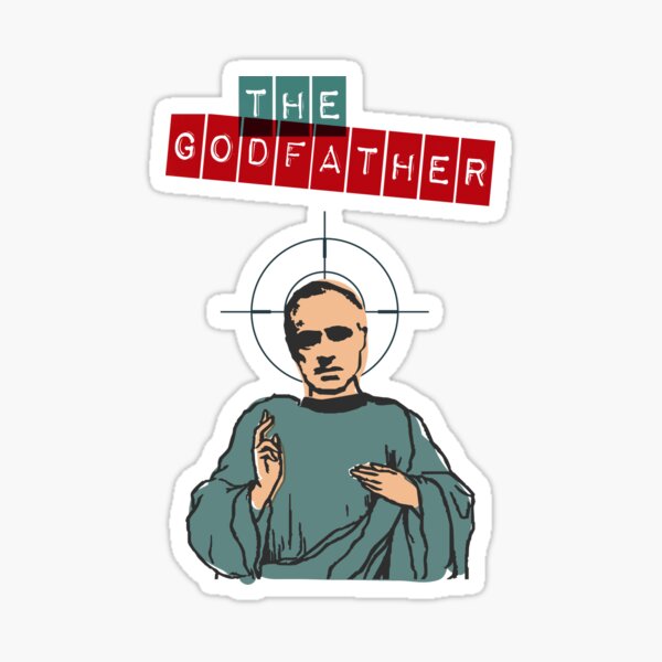 "The Godfather" Sticker by Maruta | Redbubble