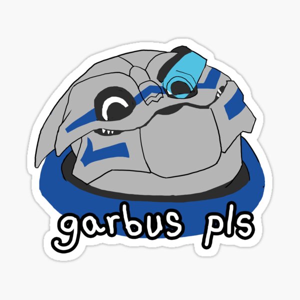 "Garbus Pls" Sticker for Sale by derlaine | Redbubble