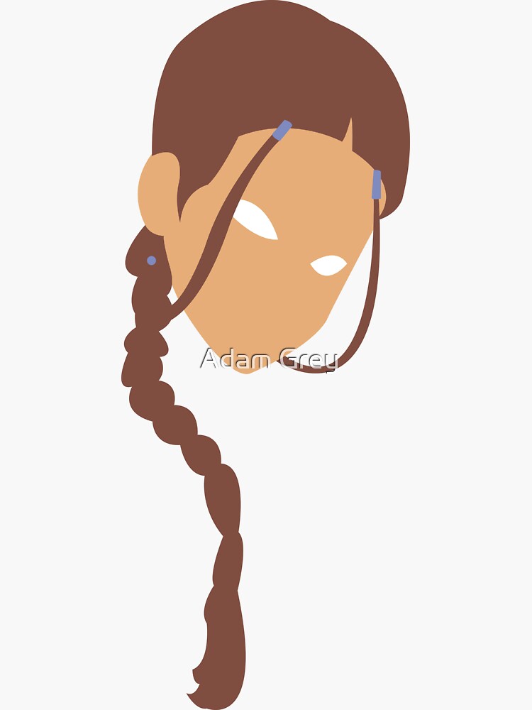 "Katara" Sticker by adamxgrey | Redbubble