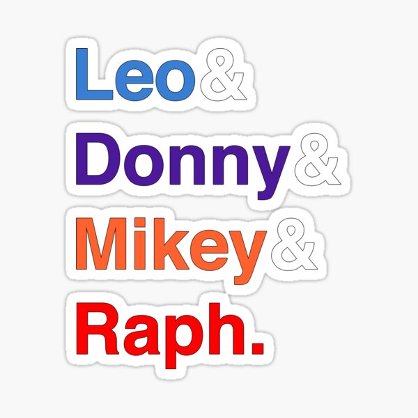 "Fab Four" Sticker by thesteele | Redbubble