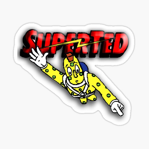 "Super Ted Spotty" Sticker by bbswedge | Redbubble