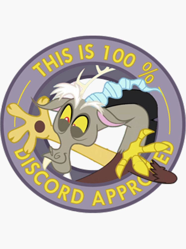 "100% Discord Approved" Sticker for Sale by Legolord99 | Redbubble