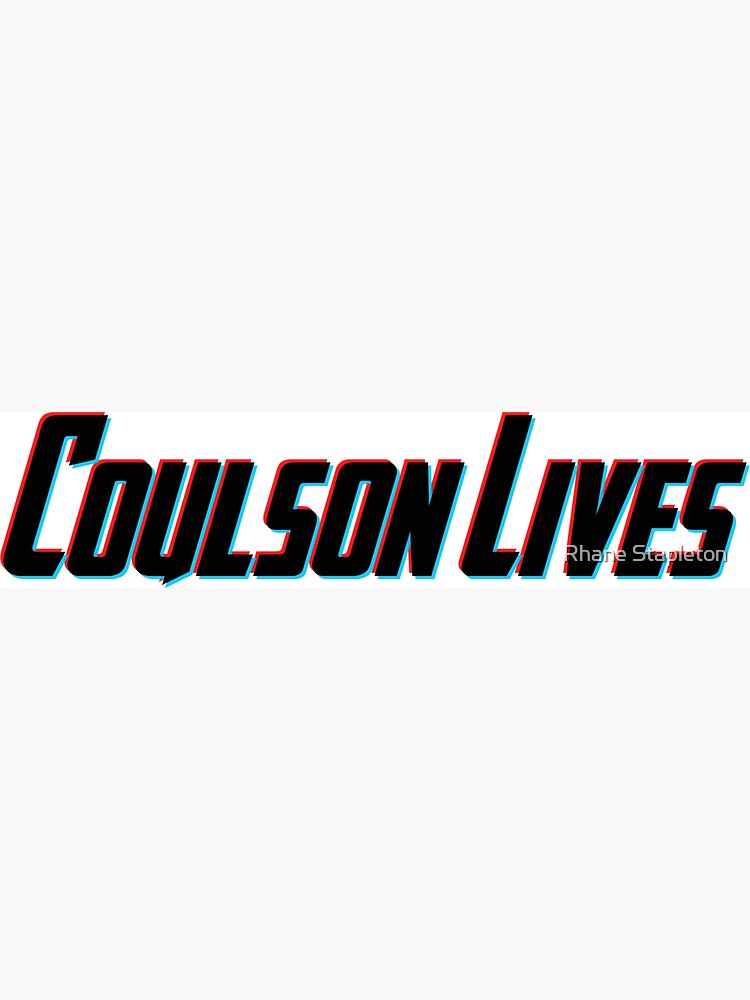 "Coulson Lives (3D Effect)" Magnet for Sale by rhaneysaurus | Redbubble