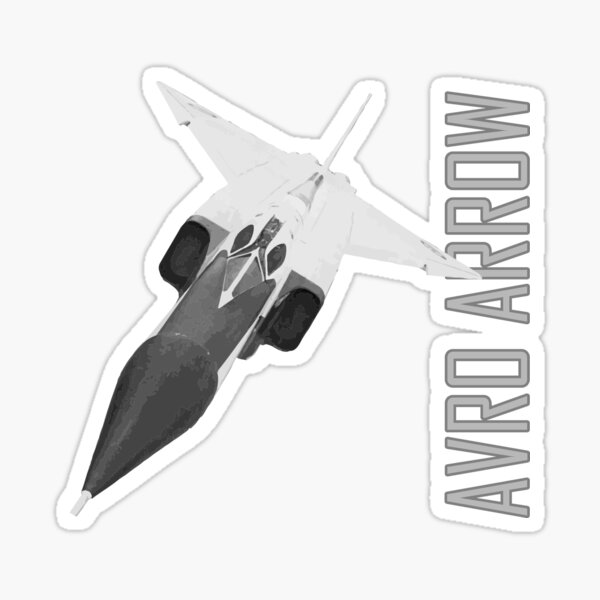 "Avro Arrow" Sticker by dopefish | Redbubble